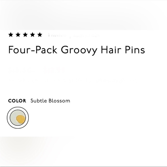 Madewell | Accessories | Madewell Four Pack Groovy Hair Pins | Poshmark